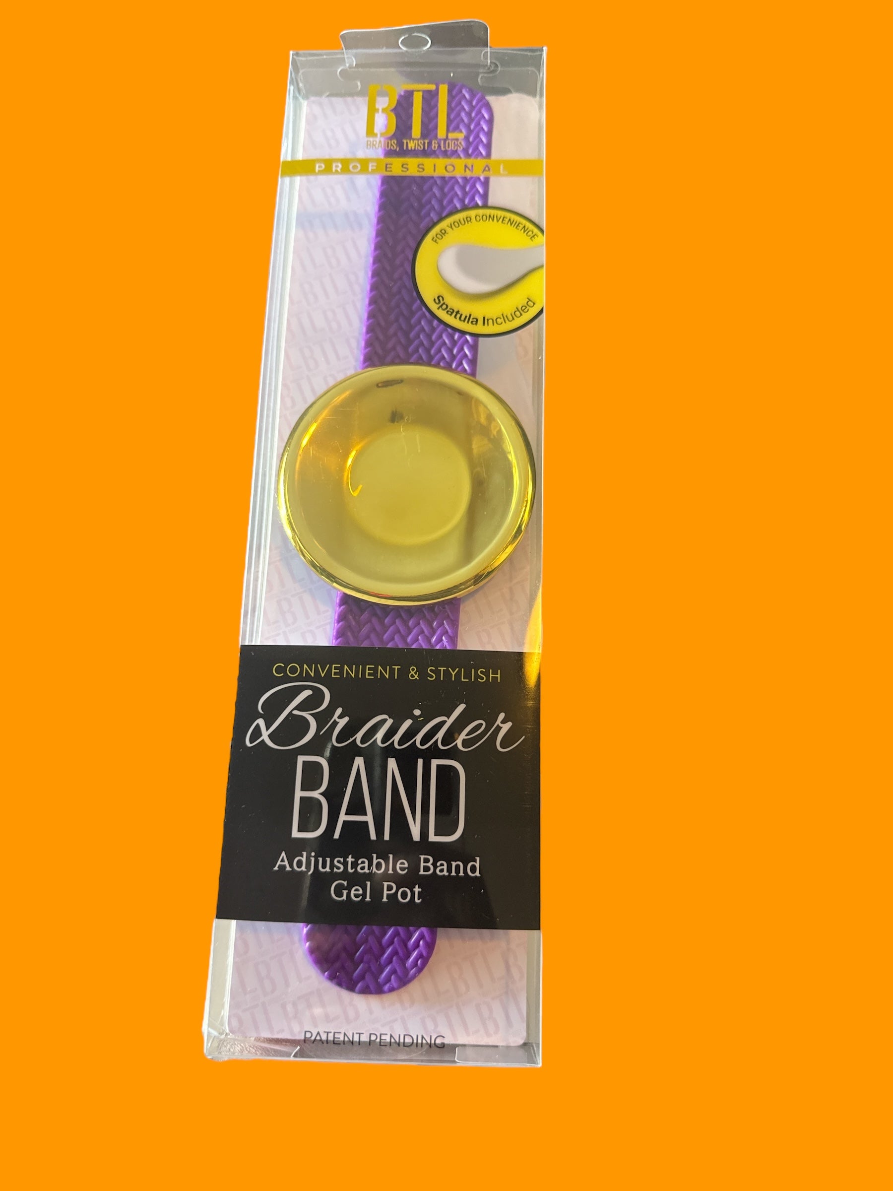 BTL Braider Band, Adjustable band, Gel Pot, Purple and Black – Sixmezy ...